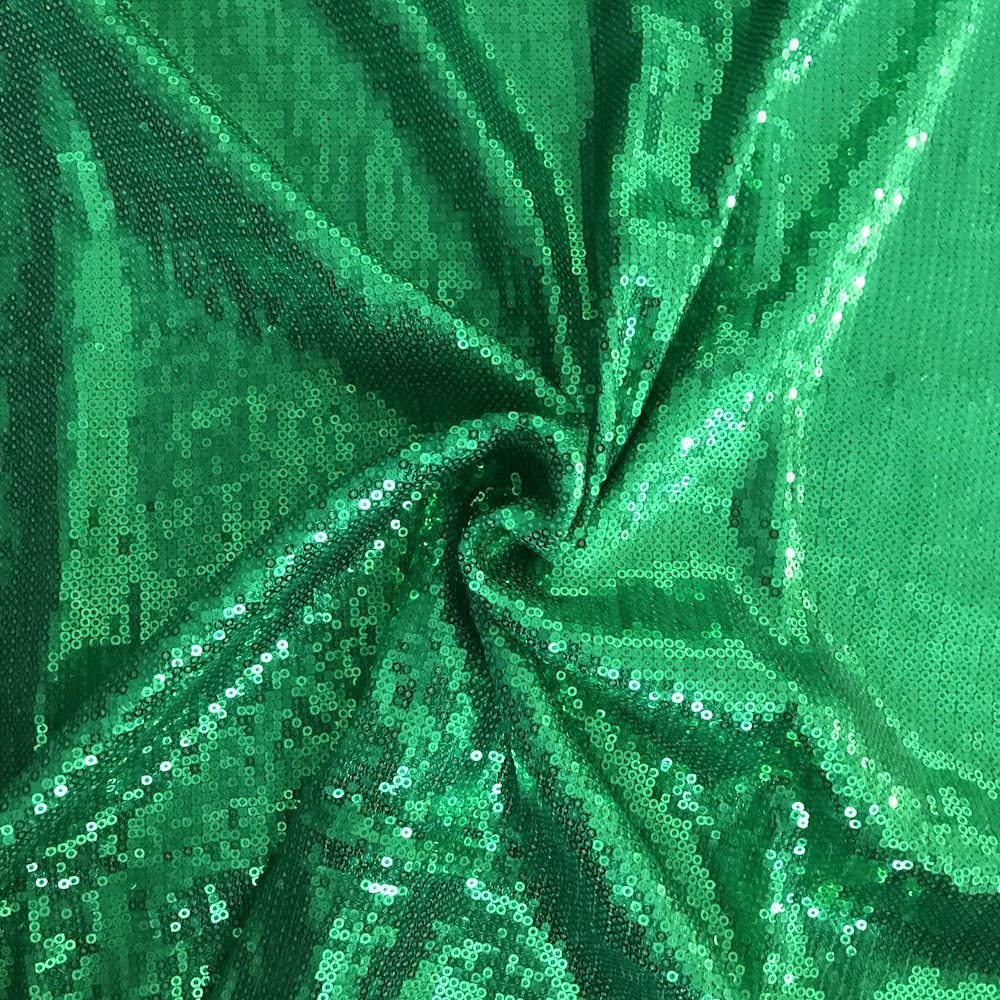 Fashion Forward: Kelly Green Sequin Fabric Trends